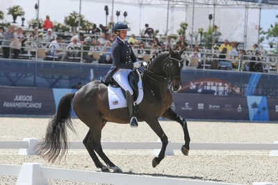 Anna Marek won bronze in individual dressage at the Pan Am Games won by ...