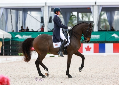 Anna Marek won the CDI3* Grand Prix Special at the Dressage Festival