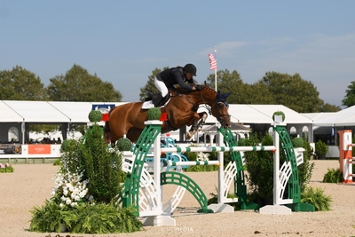 Christian Coyle and Rodrigo Pessoa win at the Hampton Classic