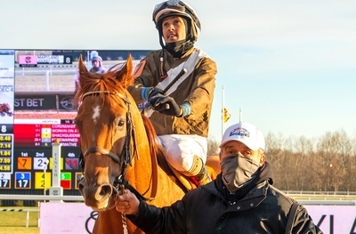 Rodney Jenkins will saddle Cordmaker in the Manfuso Stakes, which will ...