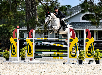 Ireland's Dan Geaney won the $15,000 1.40m Grand Prix at The Ridge