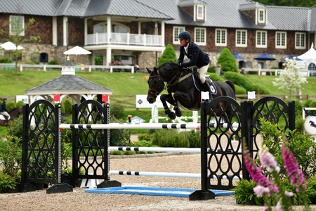 Darragh Kenny finished first and second in the $10,000 Open Jumper at ...