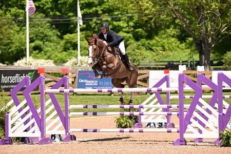 Jordan Coyle won a speed class at Old Salem