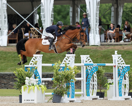Laura Chapot won the $75,000 Grand Prix at HITS