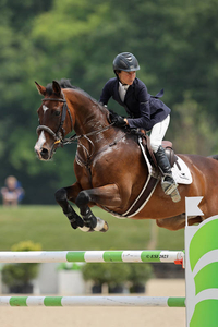 Laura Chapot placed first and second in HITS $100,000 Grand Prix