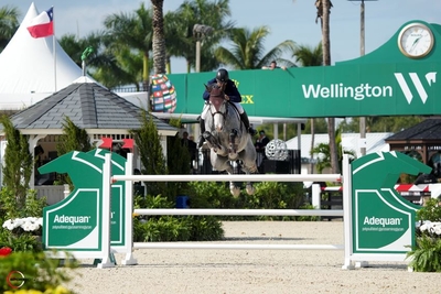 Todd Minikus wins the first major jumping competition during the first ...